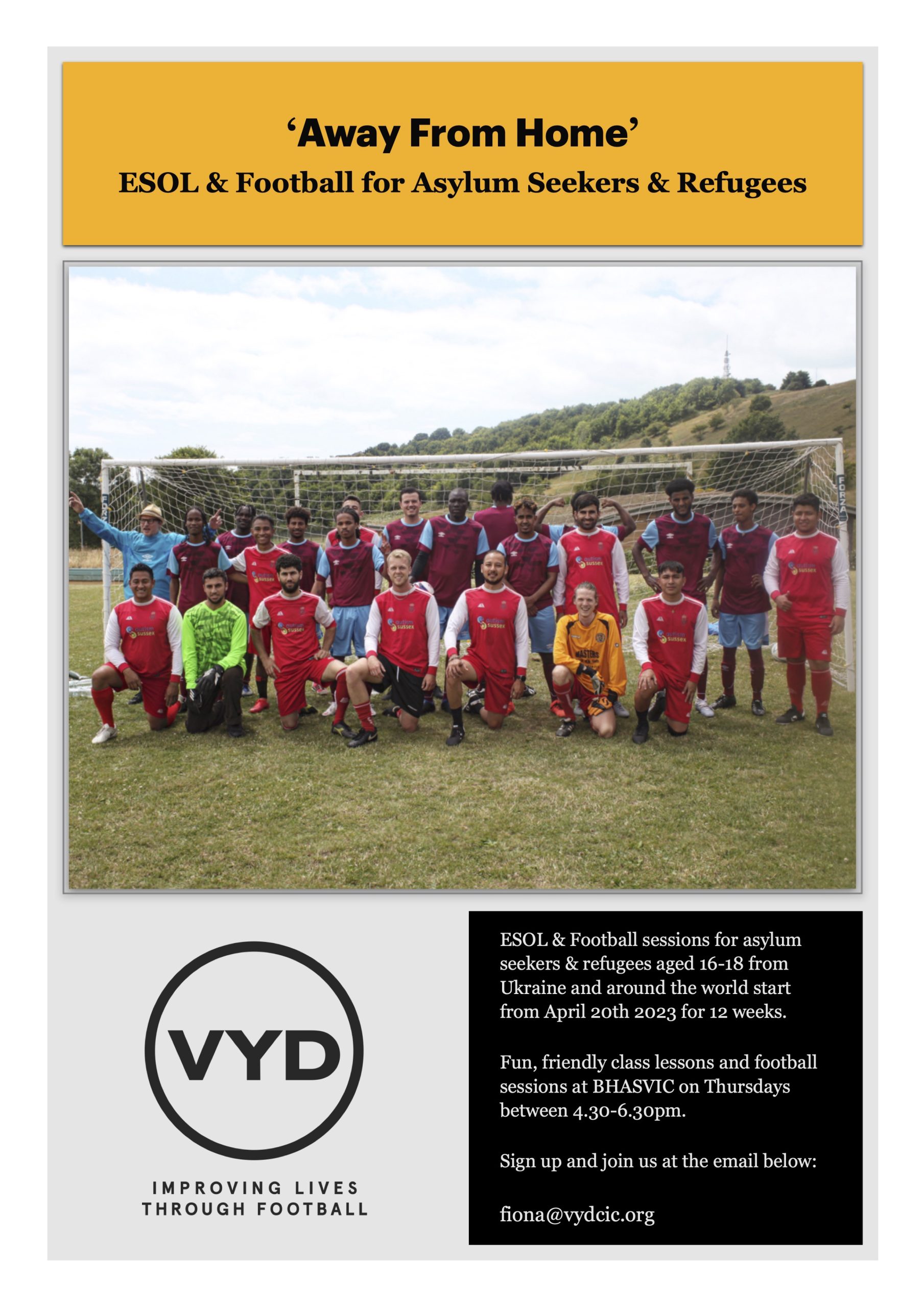 Away From Home ESOL Football For Asylum Seekers And Refugees VYD Away From Home ESOL Football For Asylum Seekers And Refugees VYD